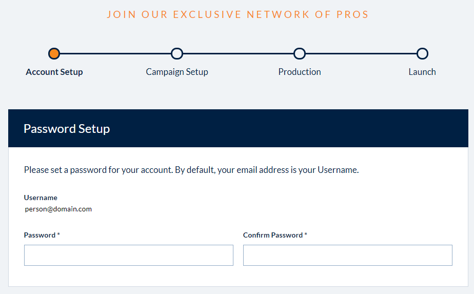 Account Activation Process – Select